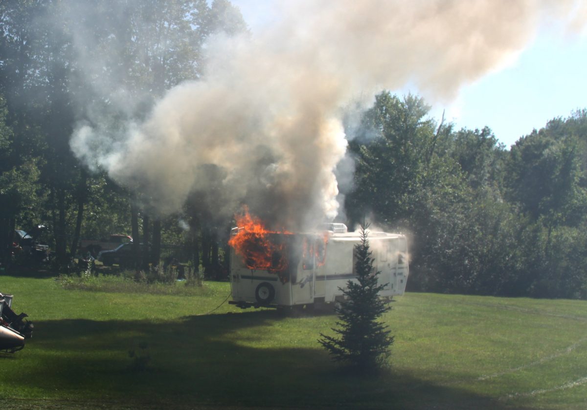 Fire Damages Home, Truck, Camper – The Times
